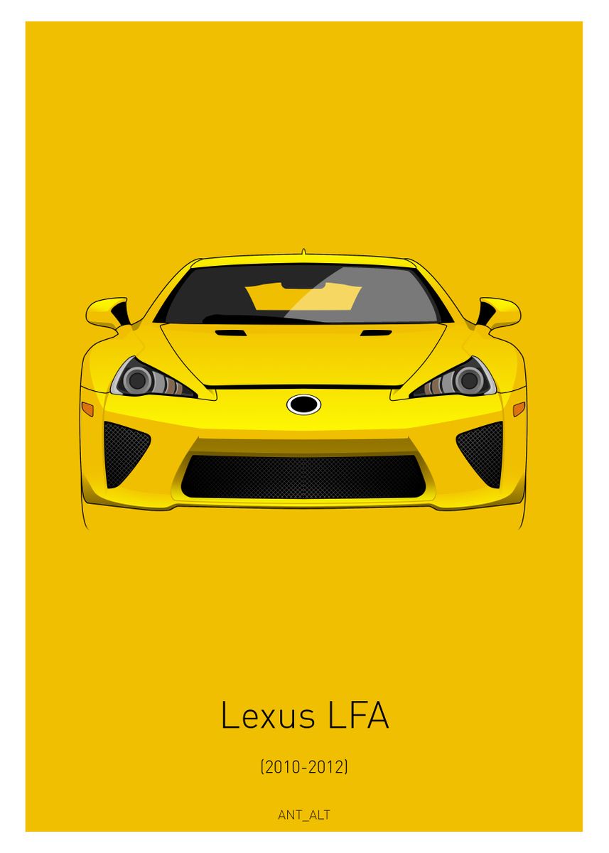 'LFA' Poster, picture, metal print, paint by Alt ILLUSTRATIONS | Displate