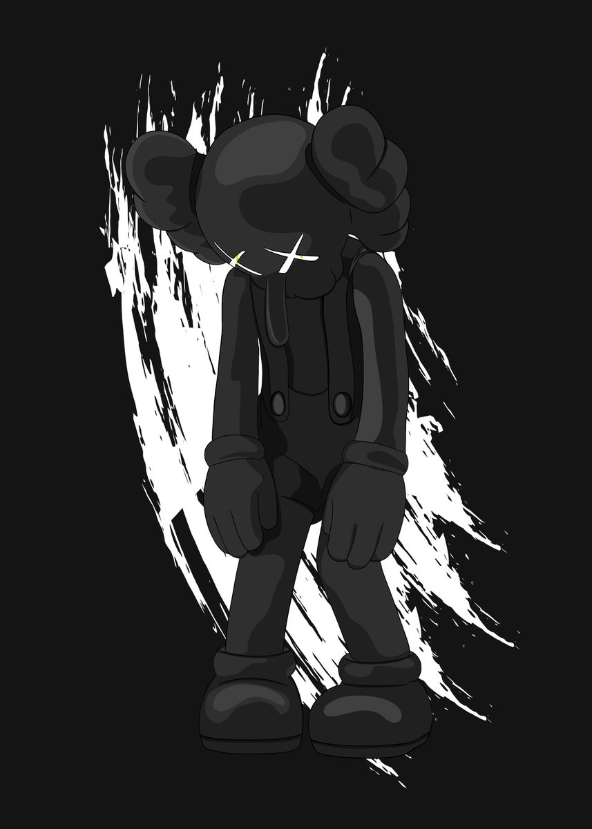 'Sad kaws' Poster, picture, metal print, paint by Biopic Studio | Displate