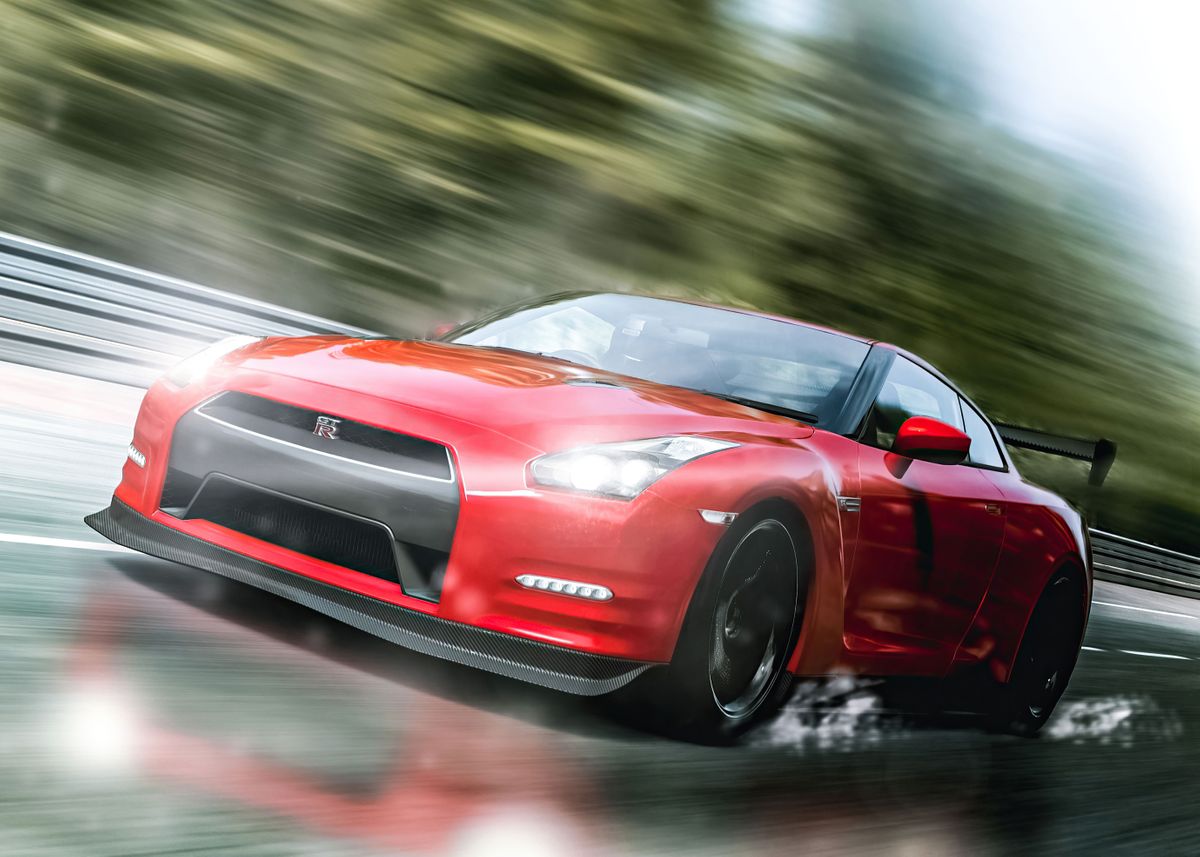 'Nissan GTR' Poster by STEEDA | Displate