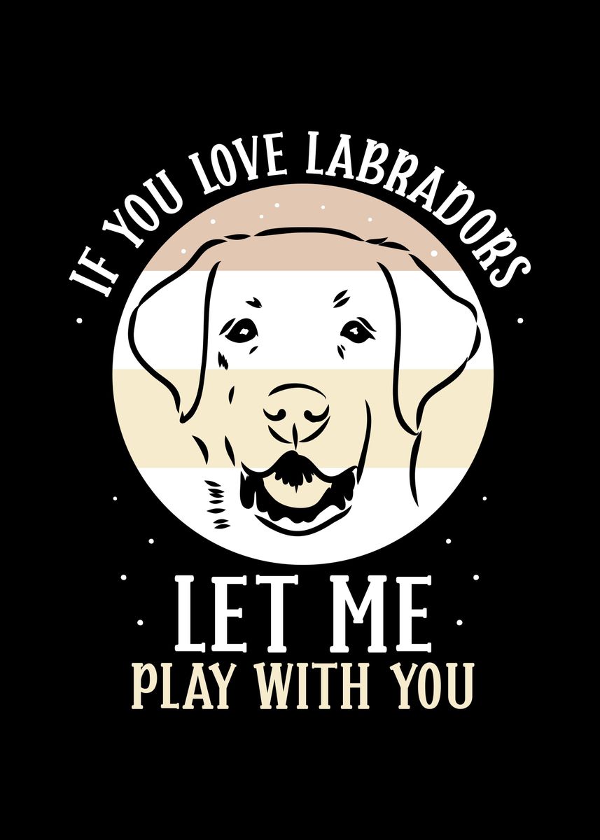 'Labrador' Poster, picture, metal print, paint by Sebastian Wünsche ...