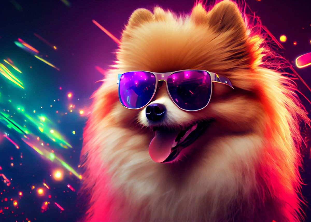 Cool Dog Poster By Yuliia Mazurkevych Displate cool-dog-poster-by-yuliia-mazurkevych-displate