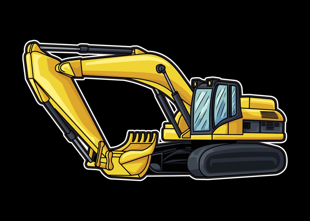 'Heavy Vehicles' Poster by hendra pratama | Displate