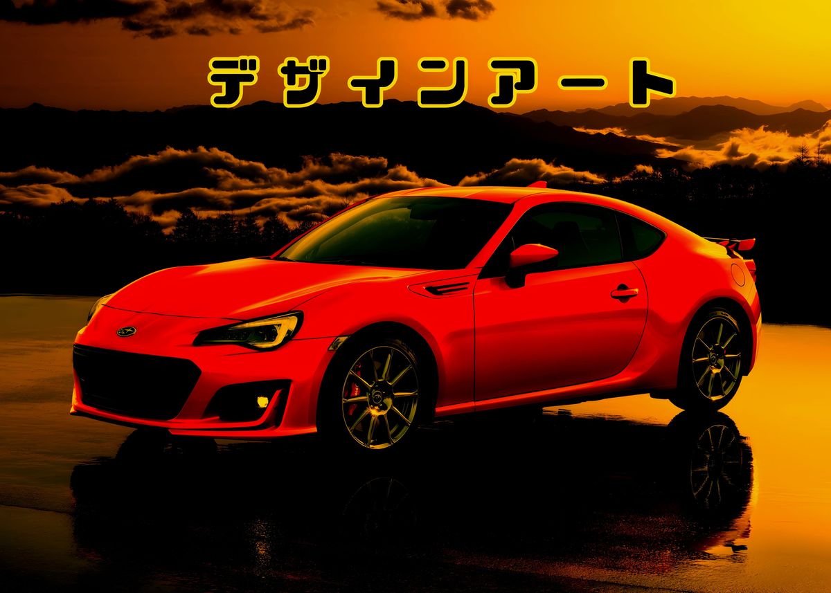 'subaru ' Poster by Recca | Displate