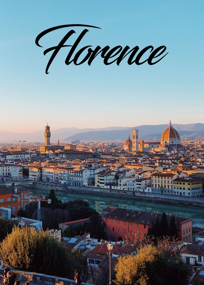 'Florence' Poster, picture, metal print, paint by Conceptual ...
