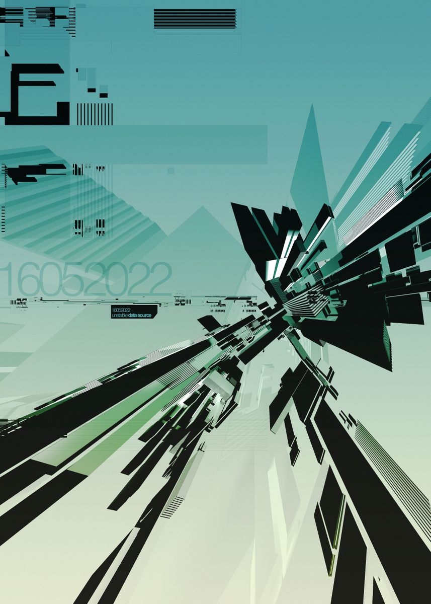 'Unstable Data Source' Poster by GhostSnacks | Displate