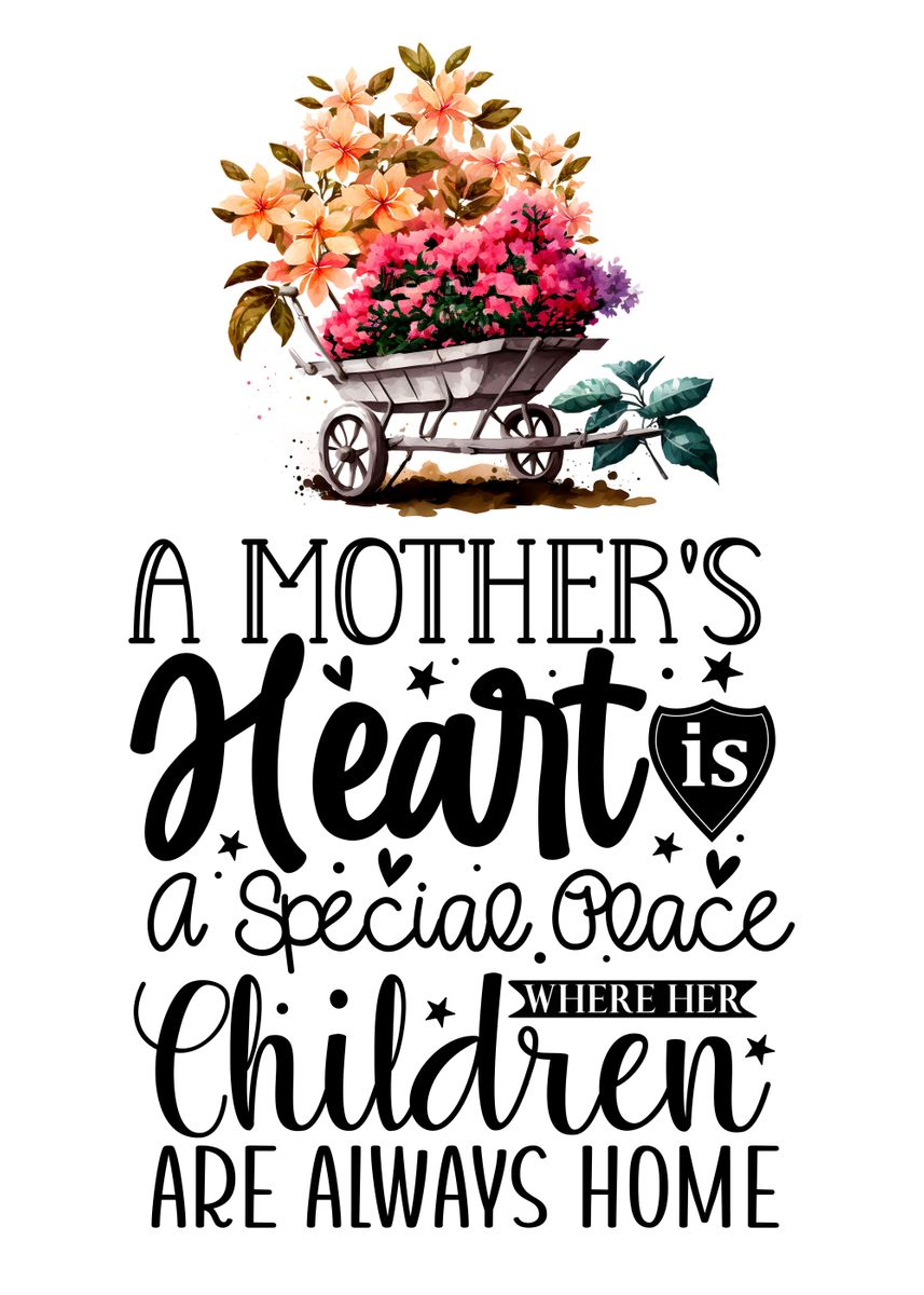 'A mothers heart' Poster by Juliana RW | Displate
