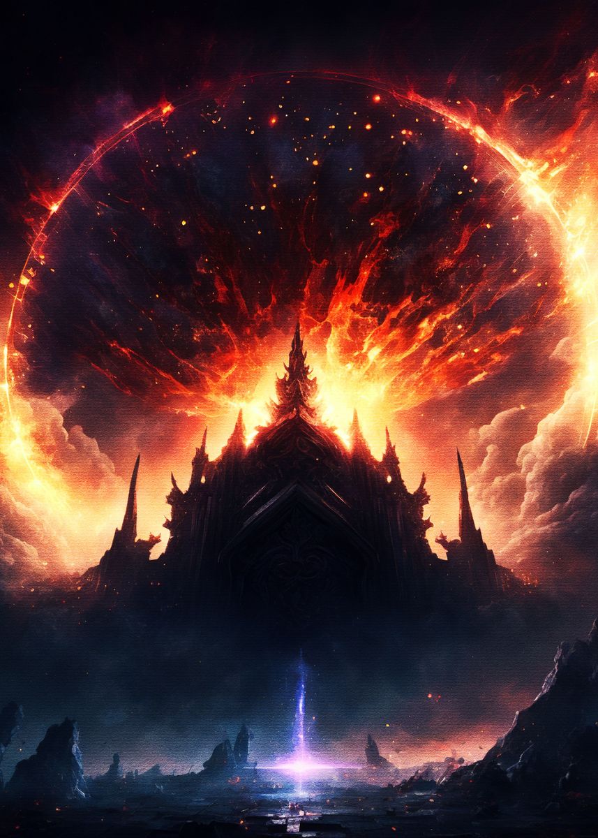 'Sky Horror' Poster, picture, metal print, paint by Coffee Design ...