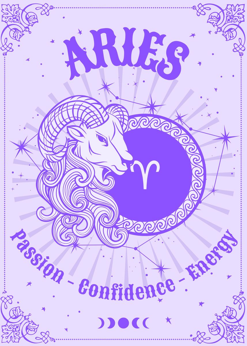 'Aries ' Poster, picture, metal print, paint by SapientiaB | Displate