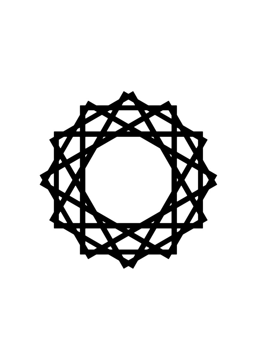 'octagon shape' Poster, picture, metal print, paint by PLUOCK KOK ...