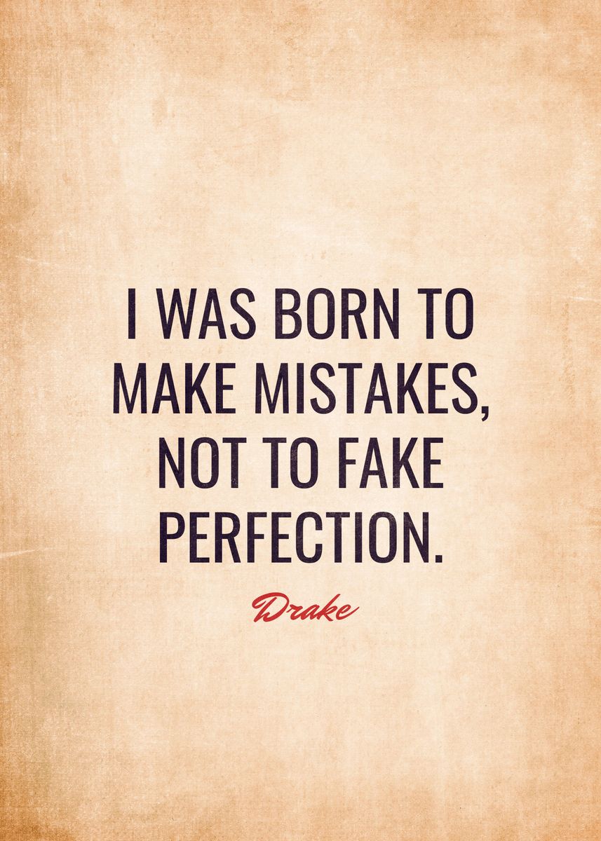 'Drake Quotes' Poster, picture, metal print, paint by Dicky Oktavian ...