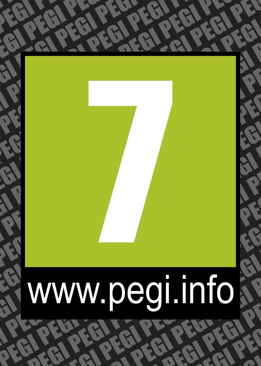 'Pegi 7 Label' Poster, picture, metal print, paint by HuckleberryArts | Displate