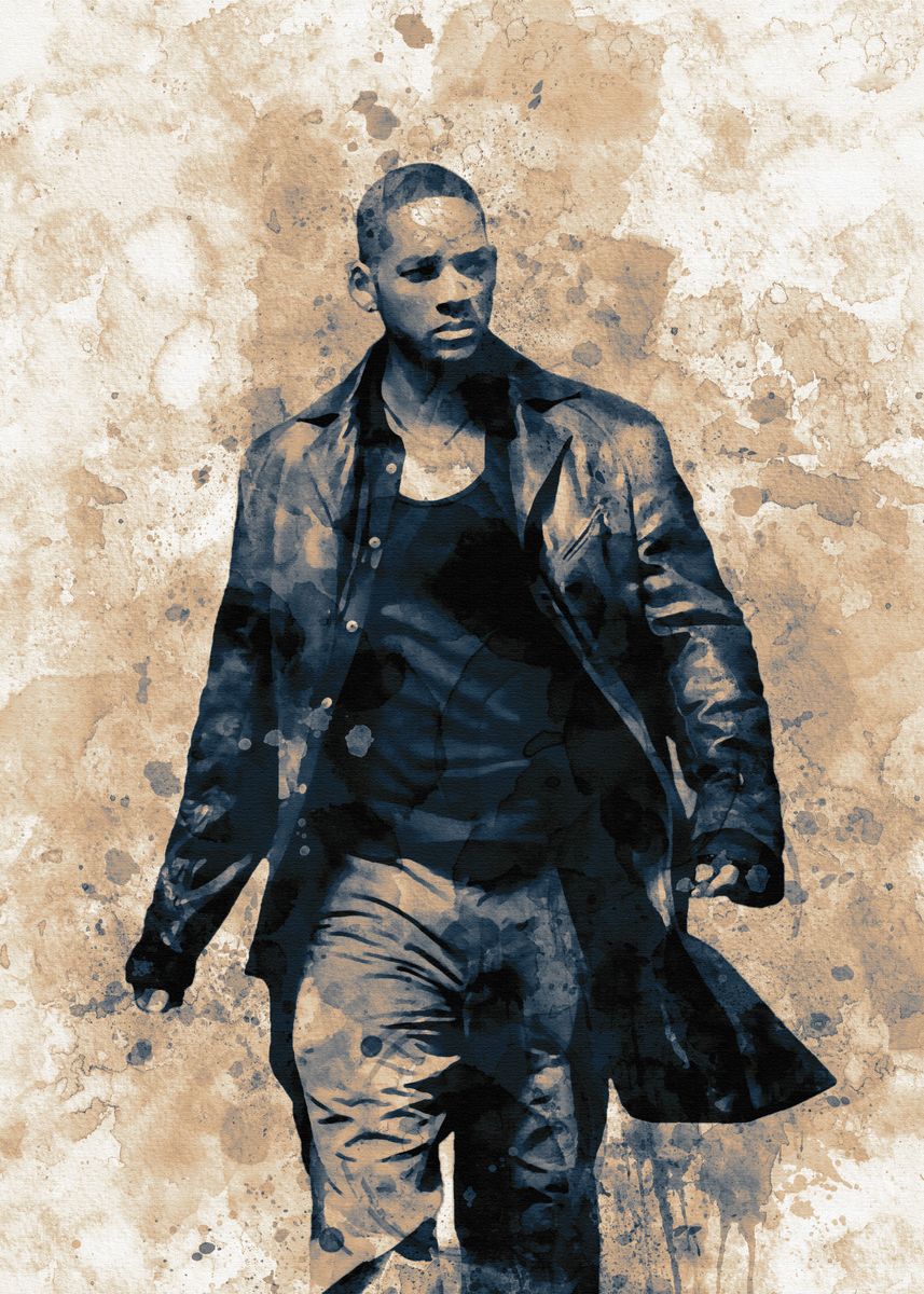 'Will Smith' Poster, picture, metal print, paint by HildaWarren Studio ...