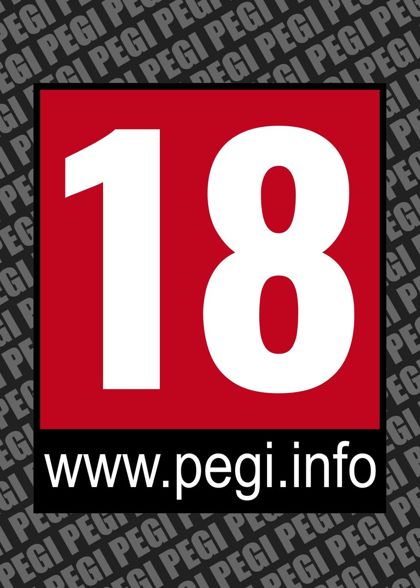 'Pegi 18 Label' Poster, picture, metal print, paint by HuckleberryArts | Displate