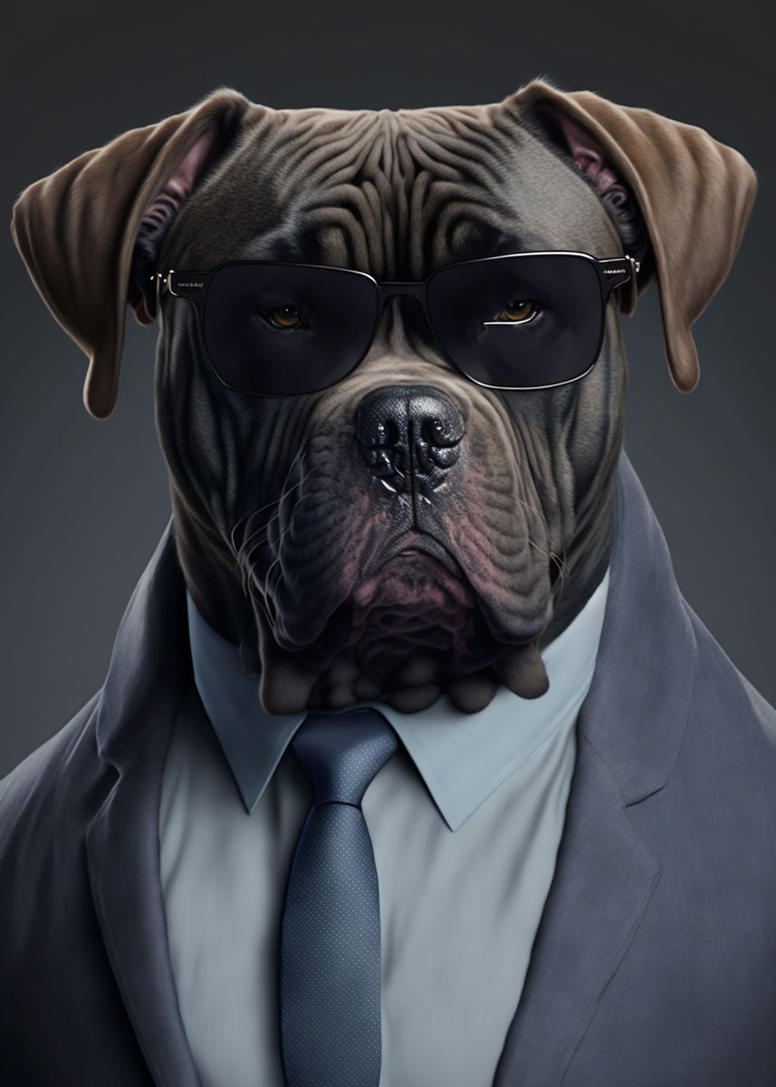 'Secret Agent Mr Fluff' Poster, picture, metal print, paint by Absuro ...