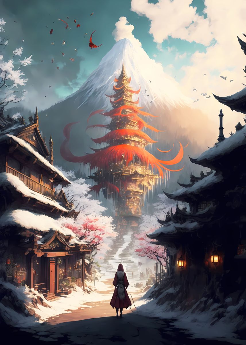 'The Painted World' Poster, picture, metal print, paint by Hasnaa Art ...