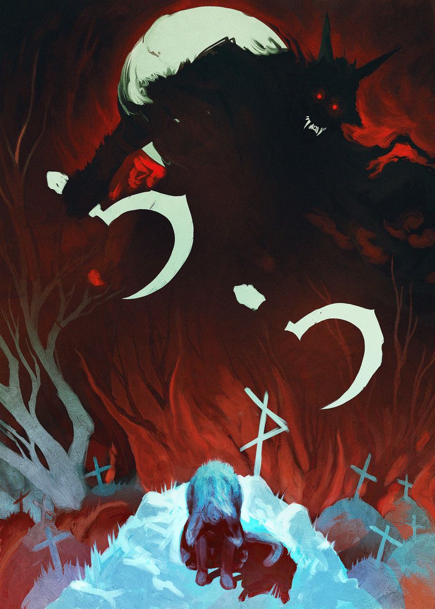 'Last life' Poster, picture, metal print, paint by Anato Finnstark ...