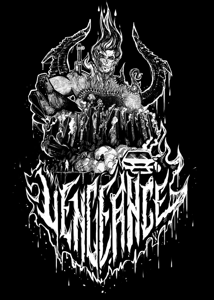 'Vengeance' Poster, picture, metal print, paint by Nohx | Displate
