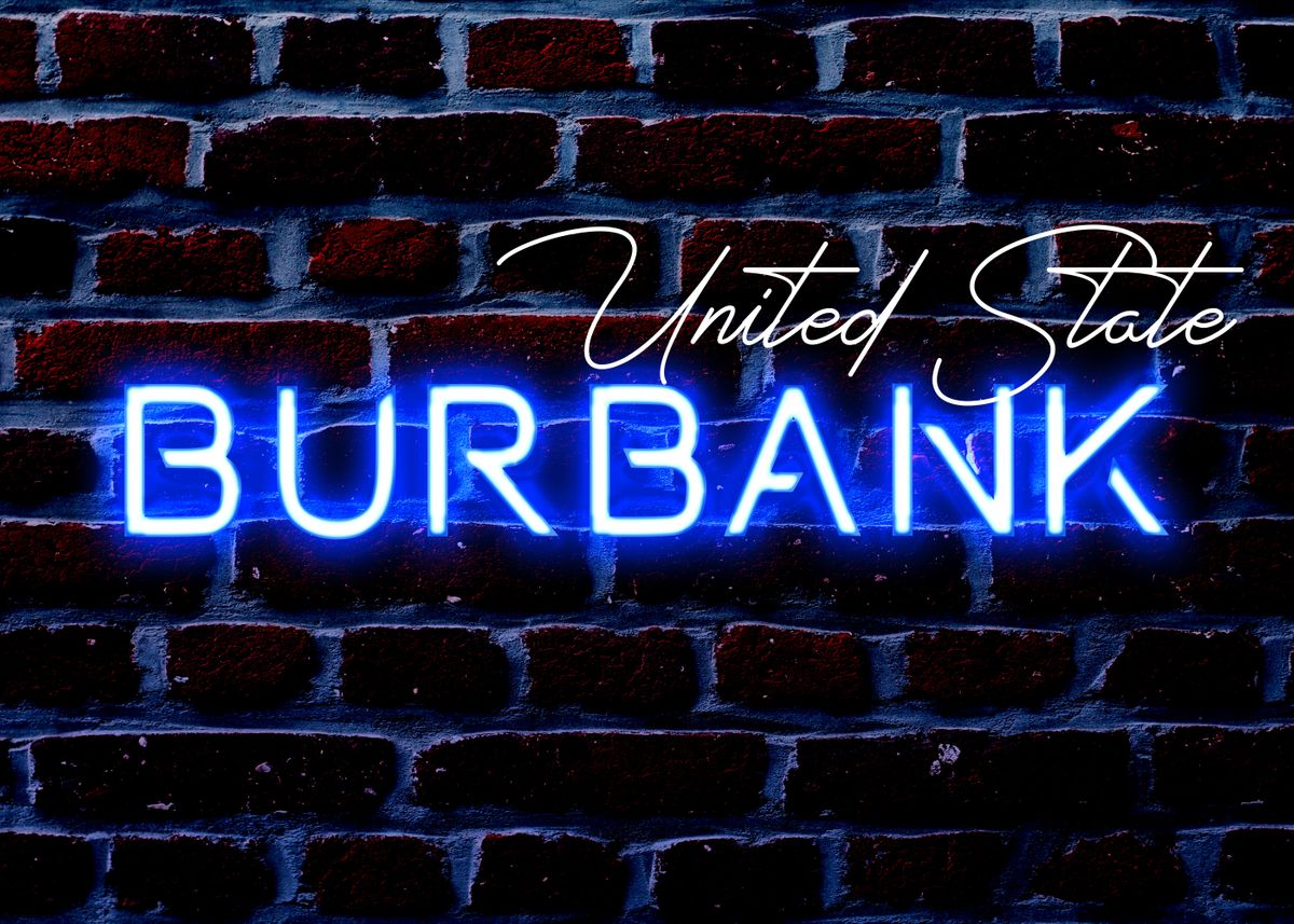 'Burbank' Poster by Wasi Blond | Displate