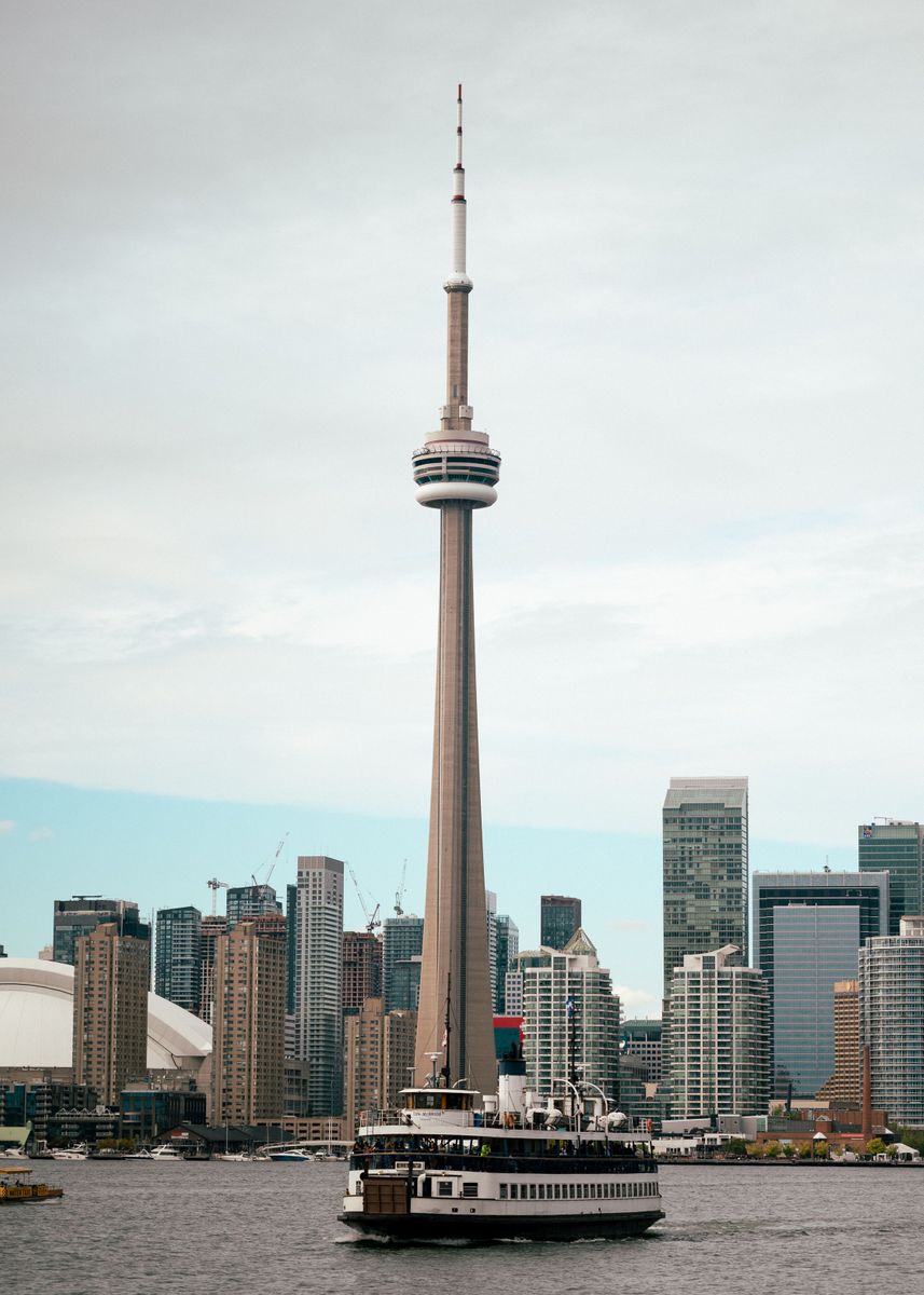 'Magnificent Toronto Tower' Poster, picture, metal print, paint by ...