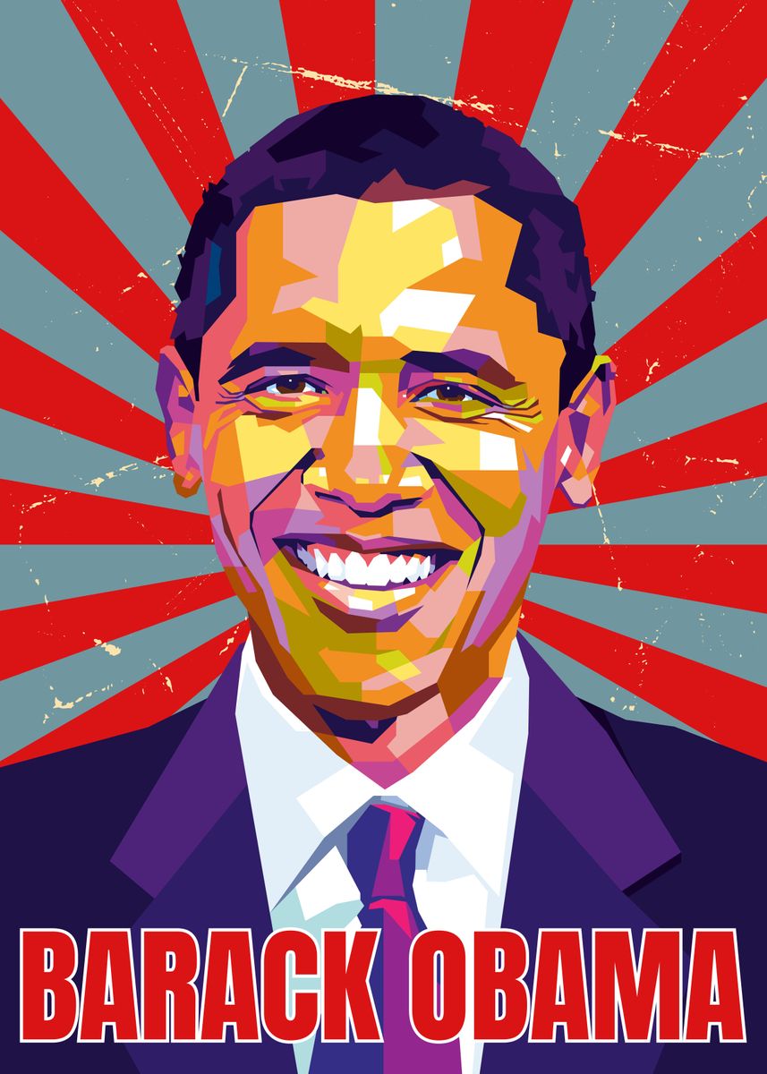 'Obama Pop Art' Poster, picture, metal print, paint by Awesome Poster ...
