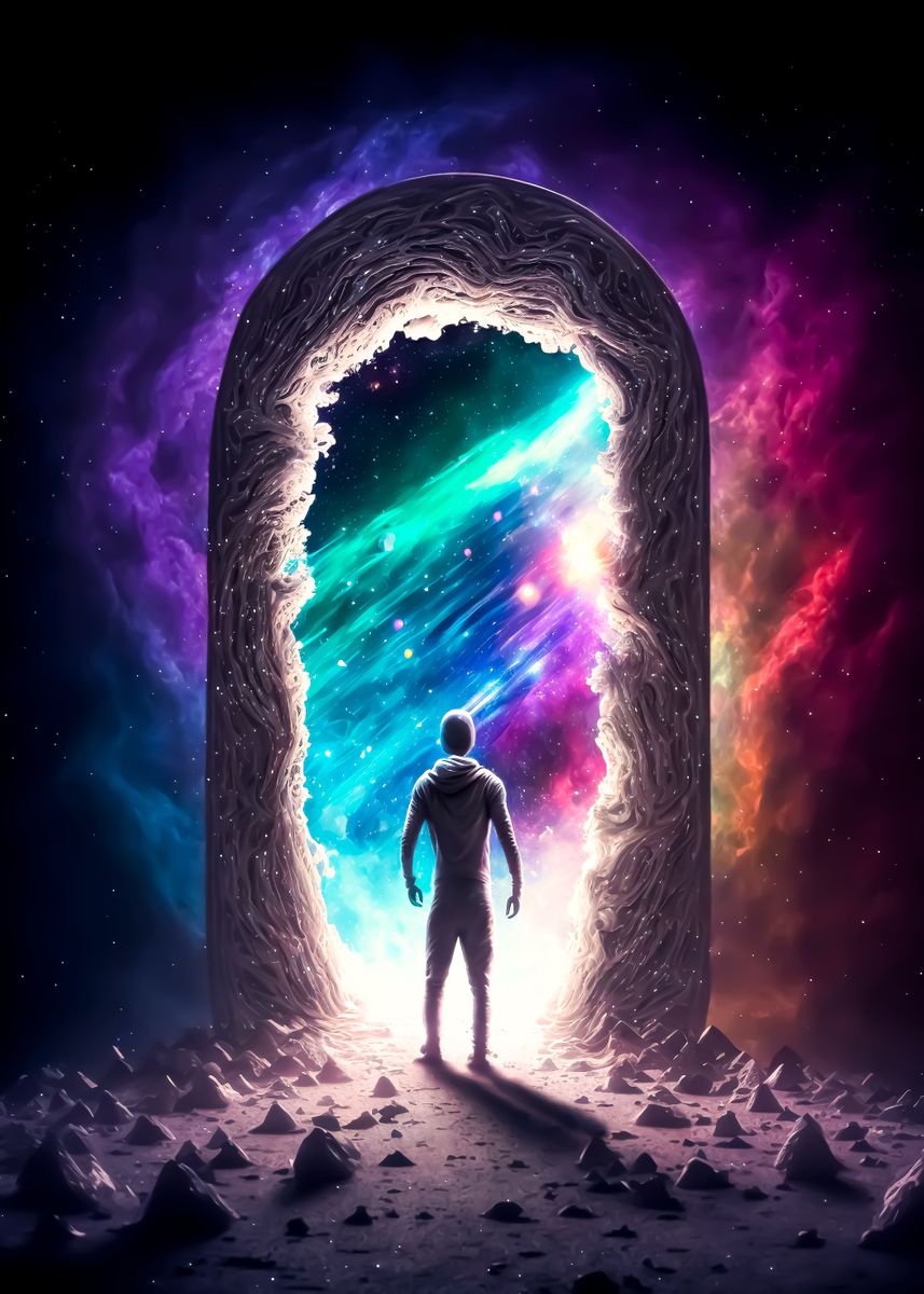 'Space Portal' Poster, picture, metal print, paint by James Garcia ...