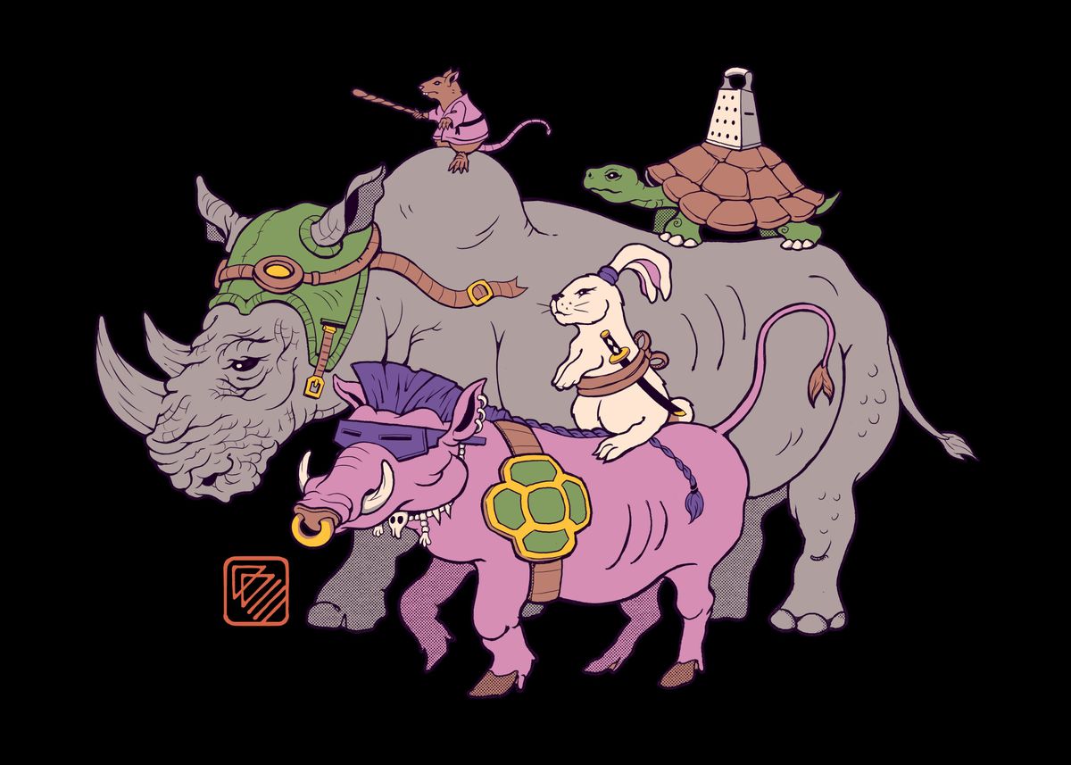 'Mutant Animals' Poster by vp trinidad | Displate