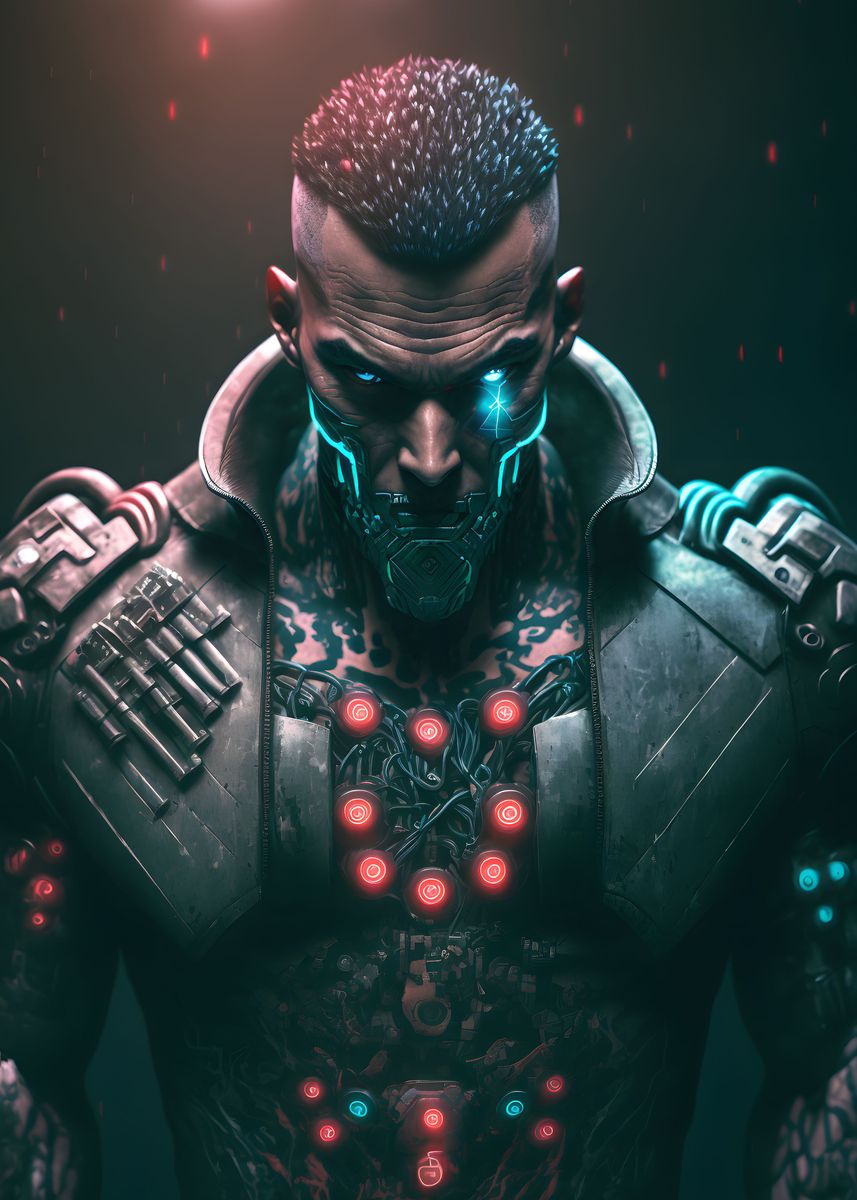 'Science Fiction Character' Poster, picture, metal print, paint by ...