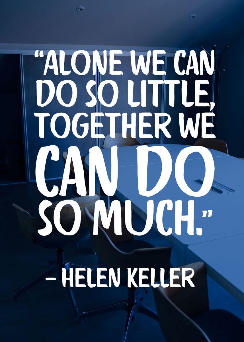 'Work together' Poster, picture, metal print, paint by Naui Art | Displate