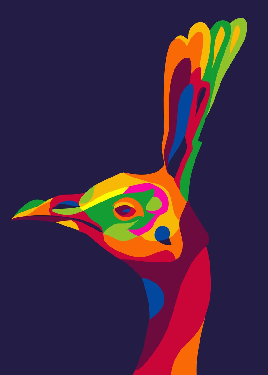 'natural color bird' Poster, picture, metal print, paint by Mshel Tyan ...