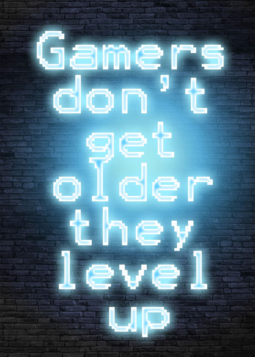 'GAMERS' Poster, picture, metal print, paint by TroisiemeOeil | Displate