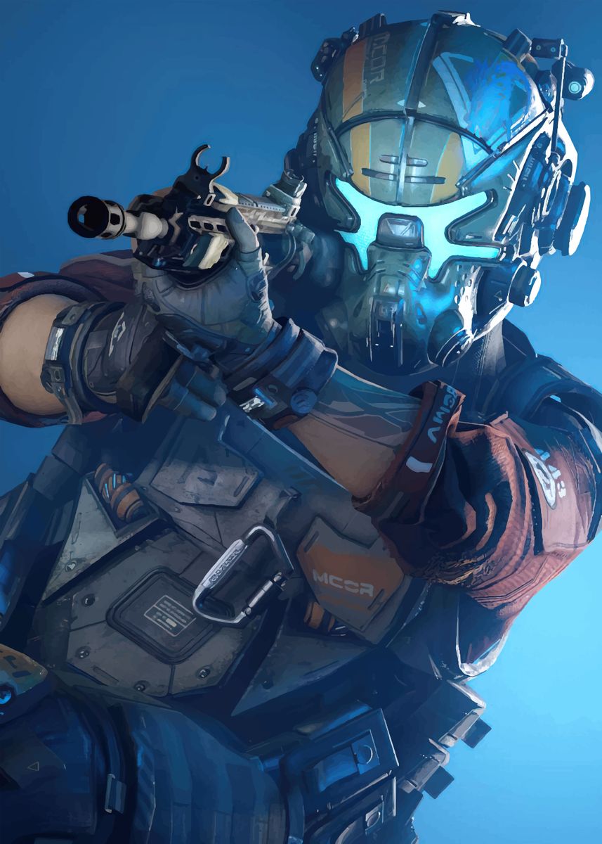 'titanfall 2' Poster, picture, metal print, paint by haura k | Displate