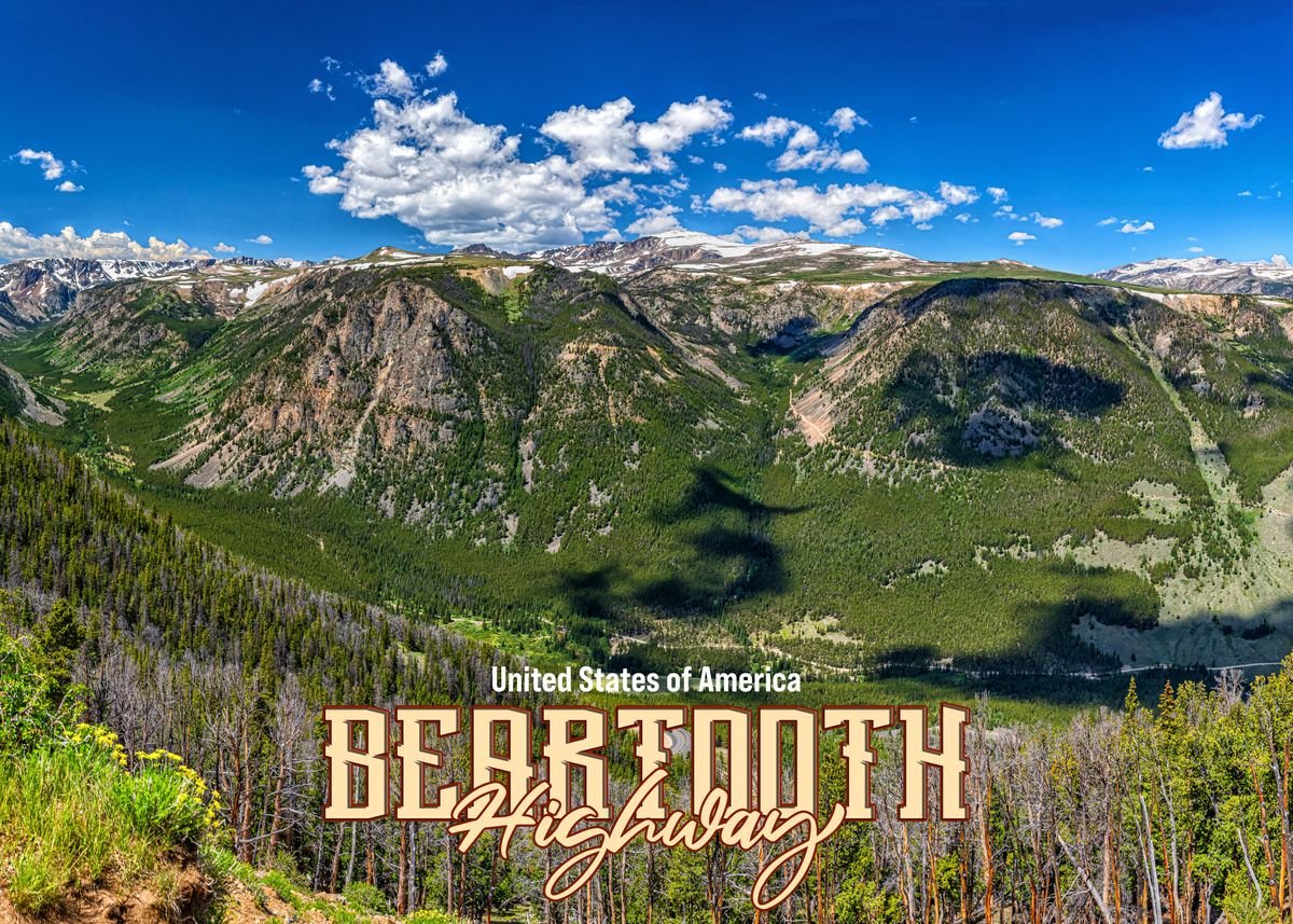 'Beartooth Highway' Poster by Gestalt Imagery | Displate