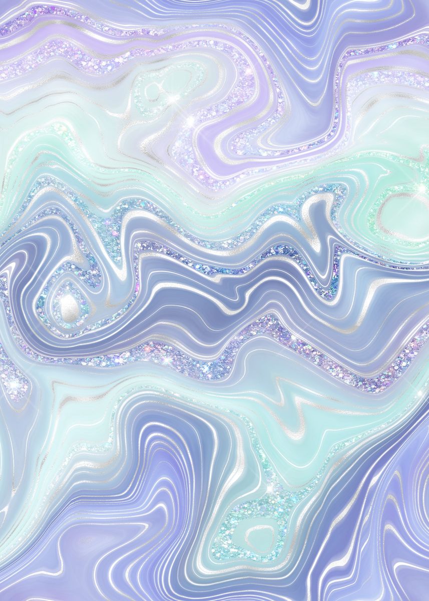 'Crystal Strata Texture 12' Poster, picture, metal print, paint by Aloke Design | Displate