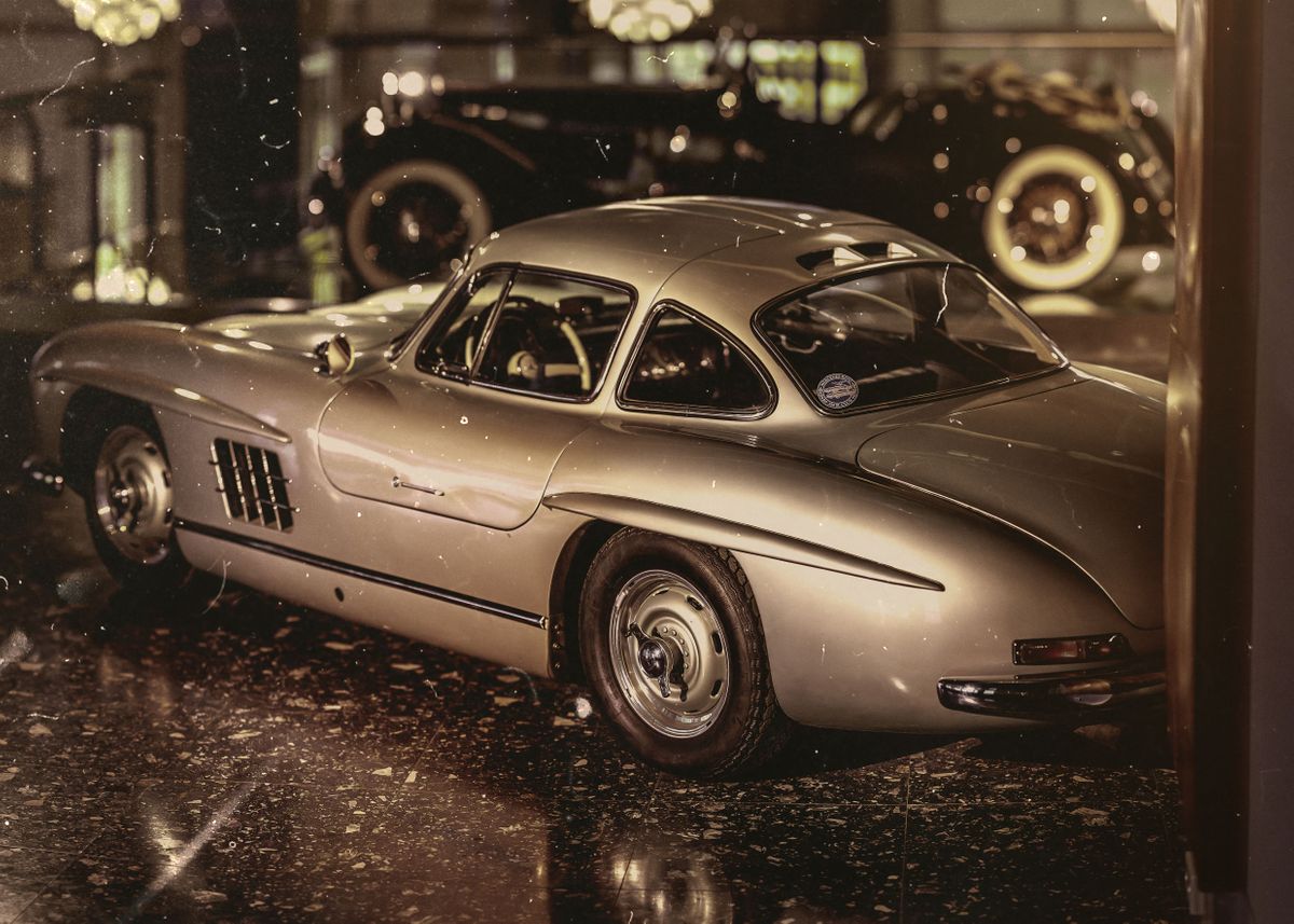 'Mercedes Benz 300sl' Poster by sultan | Displate
