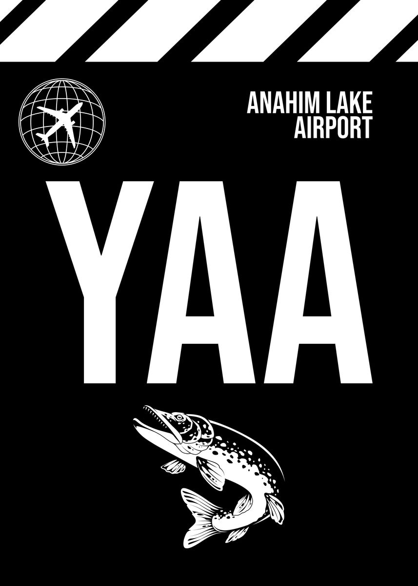 'YAA ANAHIM LAKE' Poster by Atomic Chinook | Displate