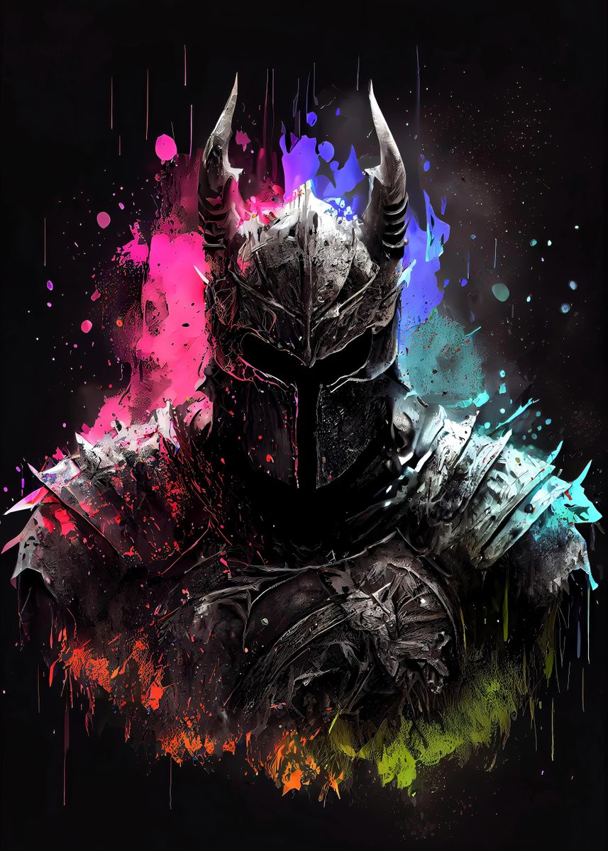 'Fantasy Warrior' Poster, picture, metal print, paint by Posters Global ...