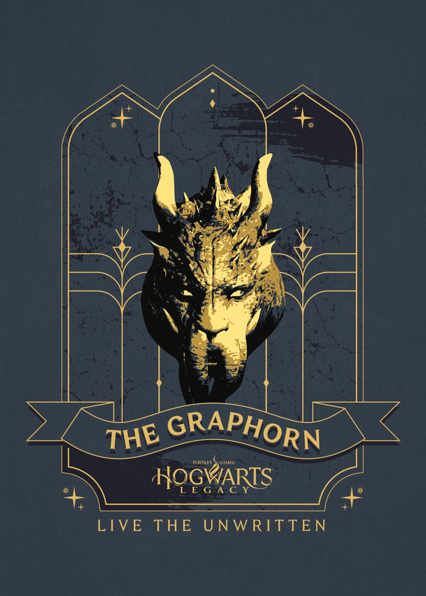 'The Graphorn' Poster, picture, metal print, paint by Wizarding World ...