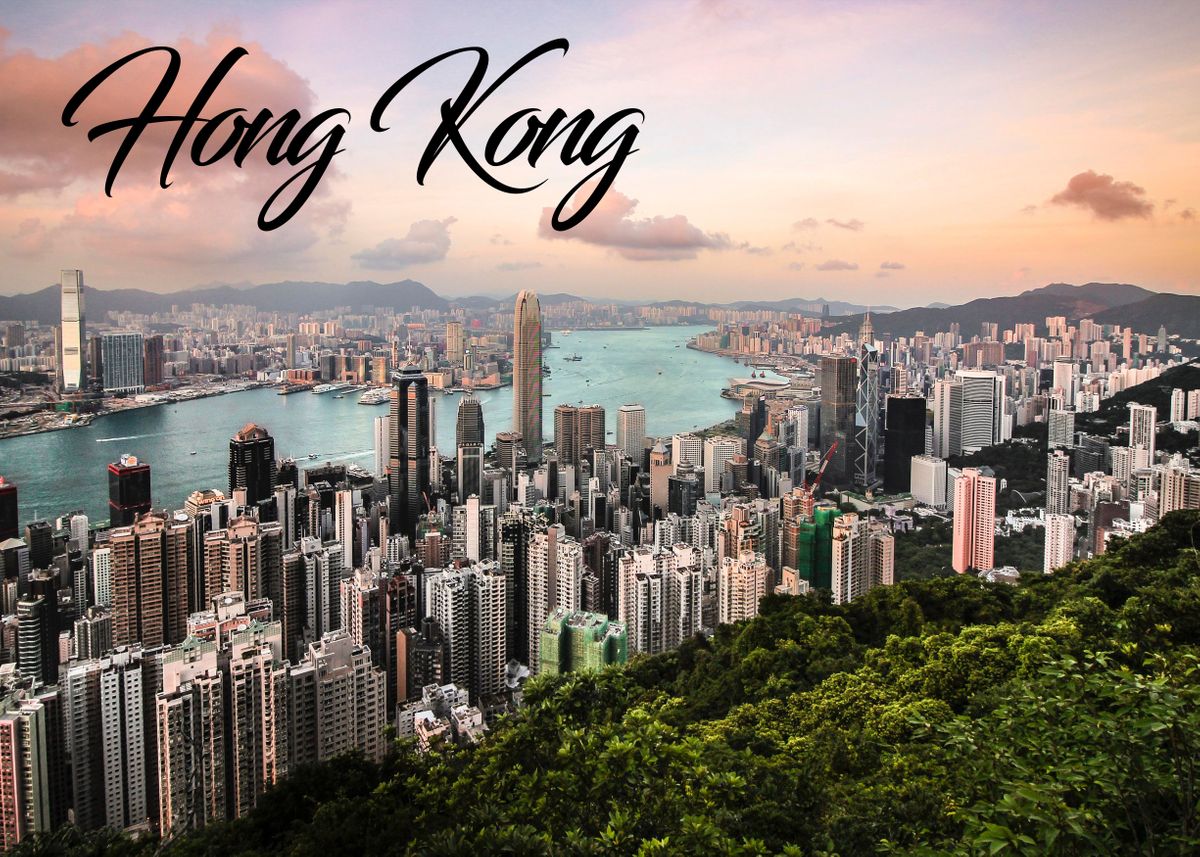 'Hong Kong' Poster by Conceptual Photography | Displate