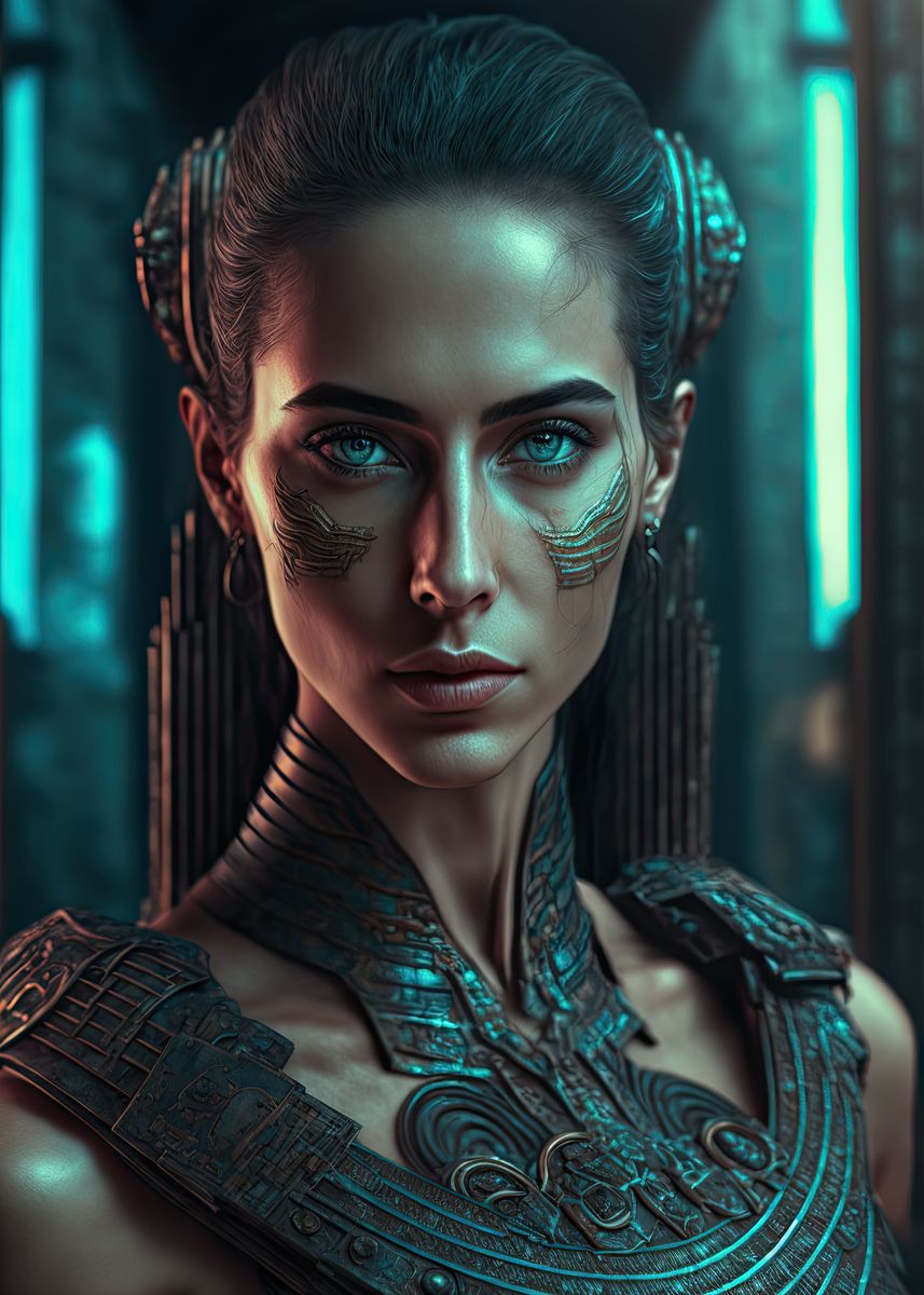 'Cyberpunk Calypso' Poster, picture, metal print, paint by Sunrise Game ...