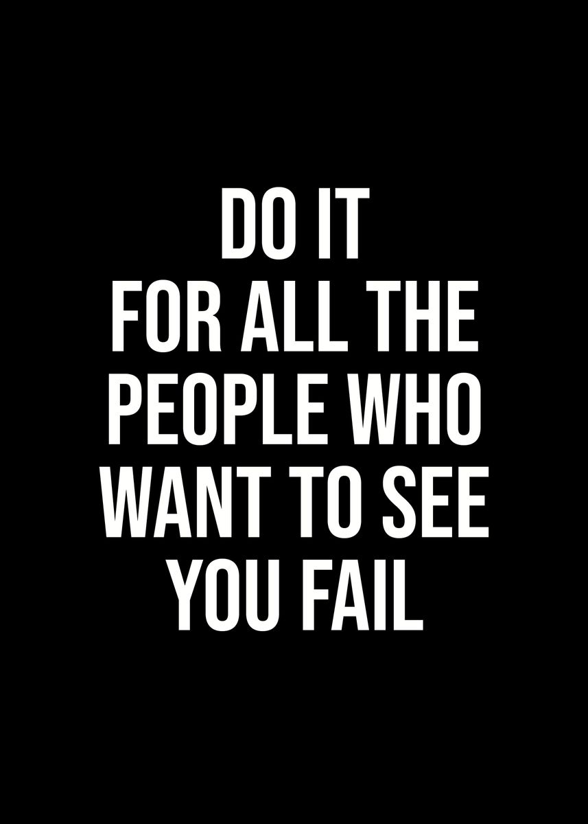 'Do it' Poster, picture, metal print, paint by Kaly Prints | Displate