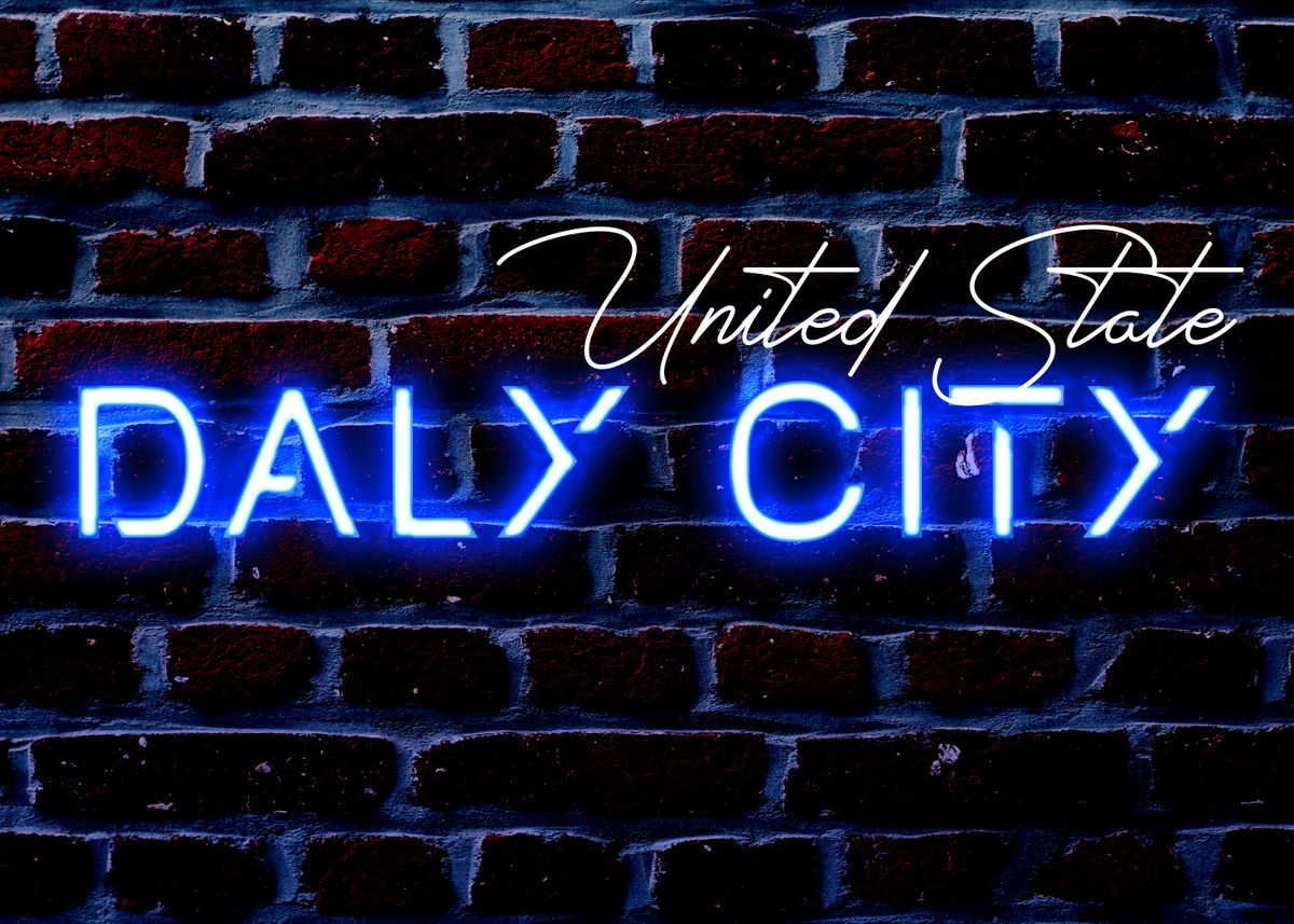 'Daly City' Poster by Wasi Blond | Displate