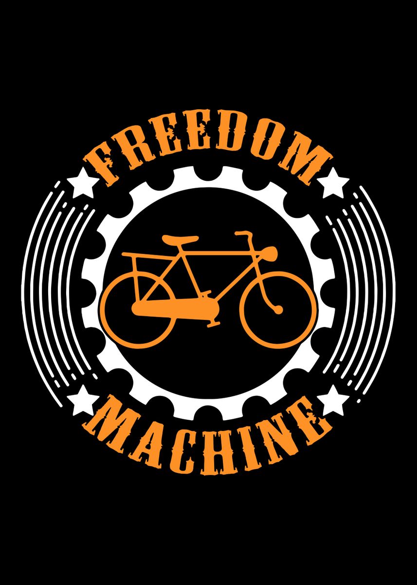'Freedom Machine' Poster, picture, metal print, paint by crbn design ...
