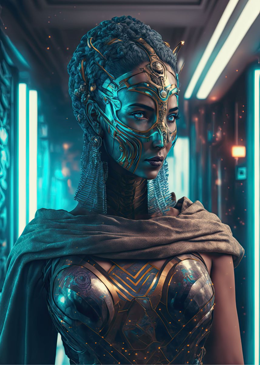 'Cyberpunk Calypso' Poster, picture, metal print, paint by Sunrise Game ...