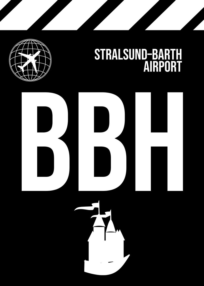 'BBH Stralsund Barth' Poster, picture, metal print, paint by Atomic ...