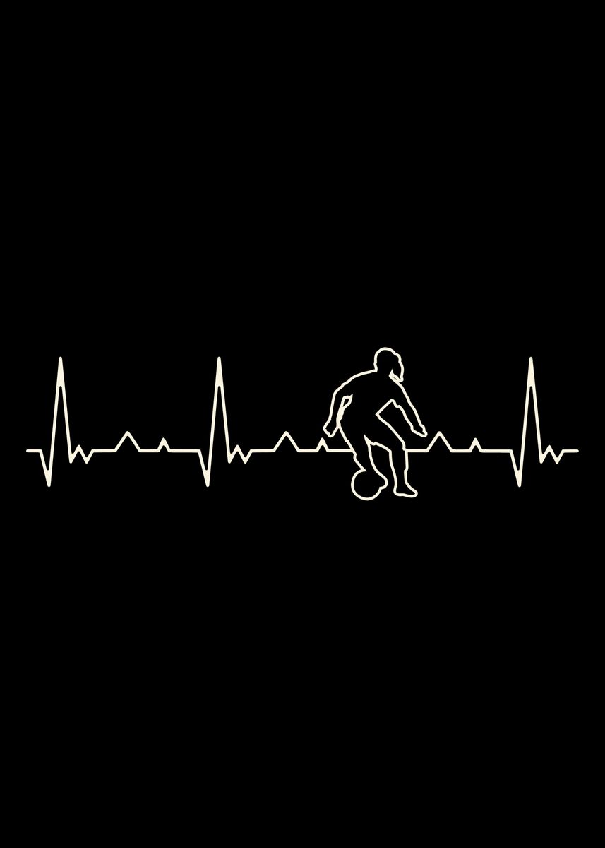 'Soccer Girl Player Dribble' Poster, picture, metal print, paint by ...