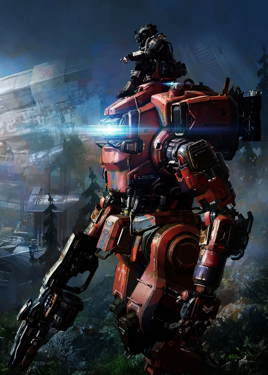 'titanfall 2' Poster, picture, metal print, paint by vera sulistyo | Displate