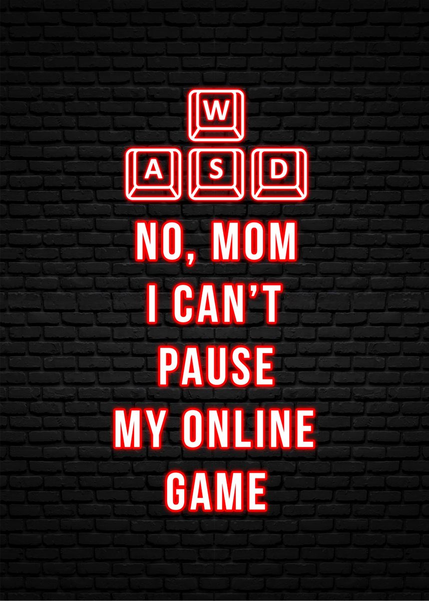 'gaming motivational' Poster, picture, metal print, paint by Exclusive ...