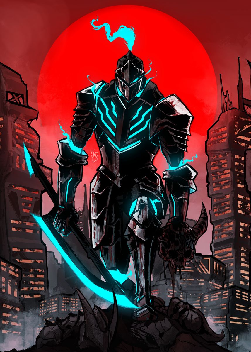 'Seraph' Poster, picture, metal print, paint by Anthony DePietro | Displate