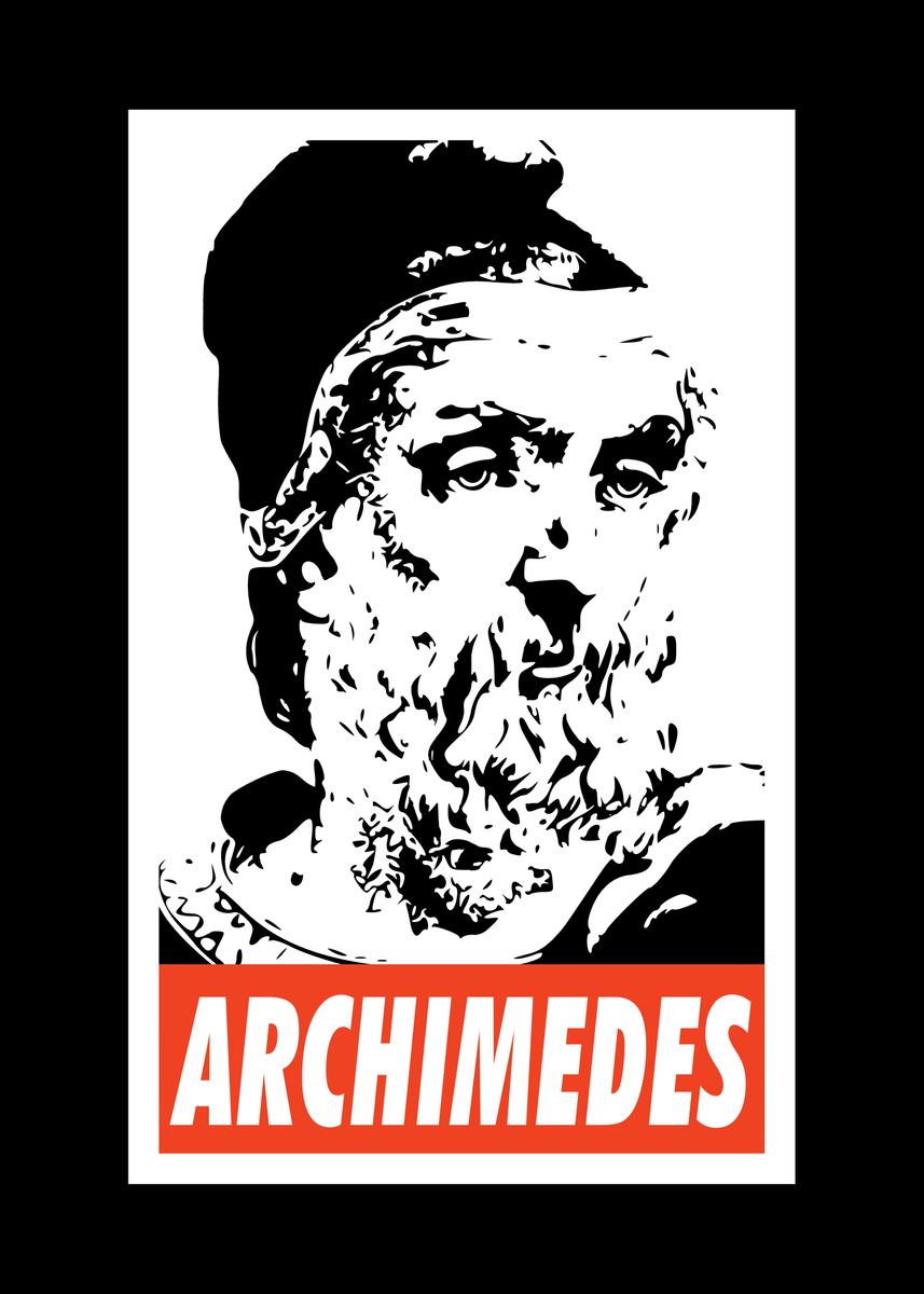 'Archimedes' Poster, picture, metal print, paint by Filip Hellman ...