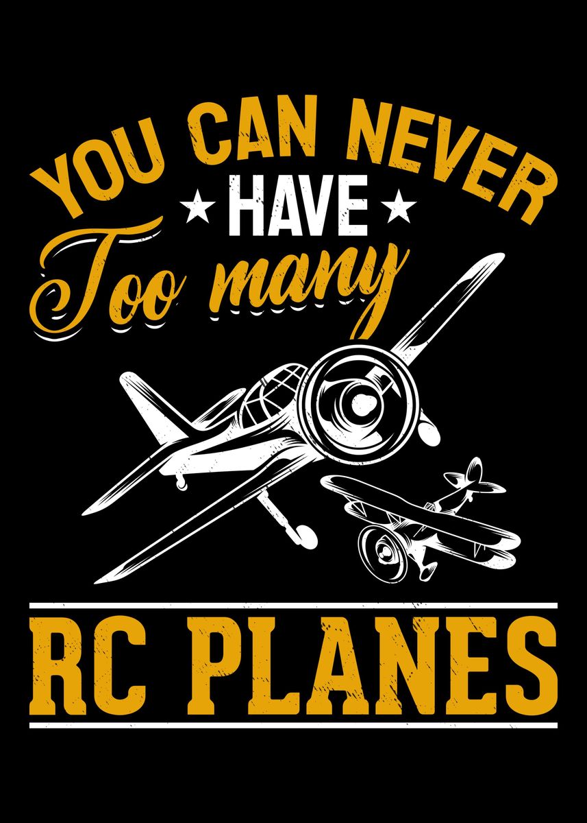 'RC Plane Men' Poster by professionaldesigns | Displate